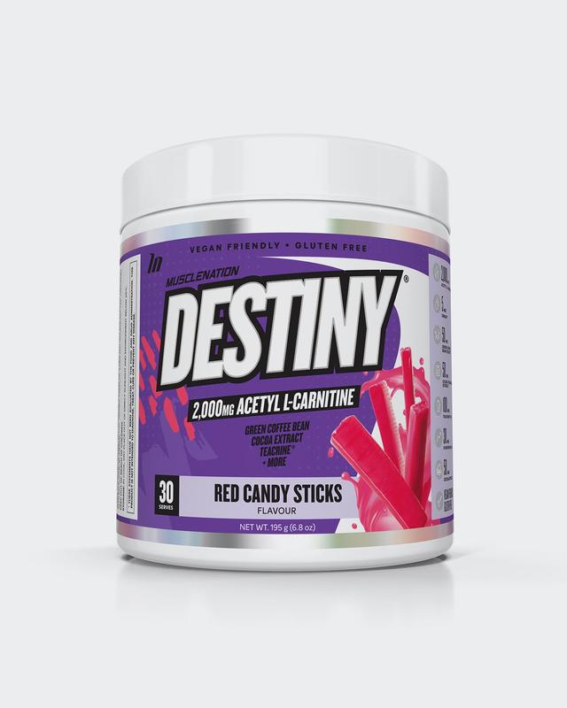 Muscle Nation DESTINY FAT BURNER - Red Candy Sticks – My Supps Outlet